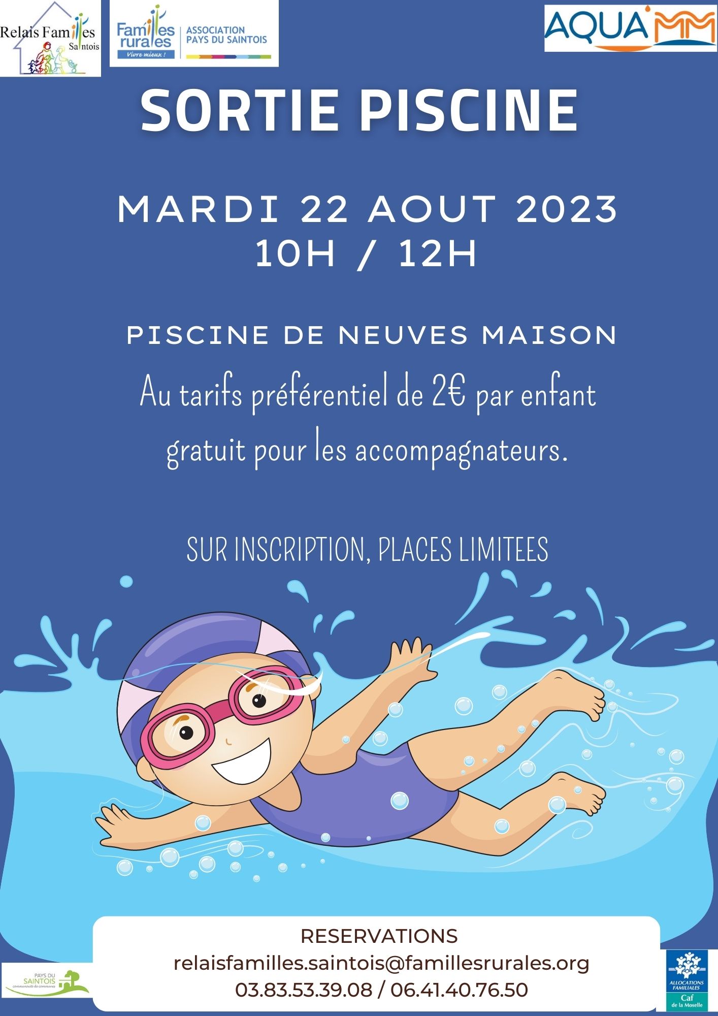 22 août 2023- Sortie piscine - Site de la Mairie de Vézelise
